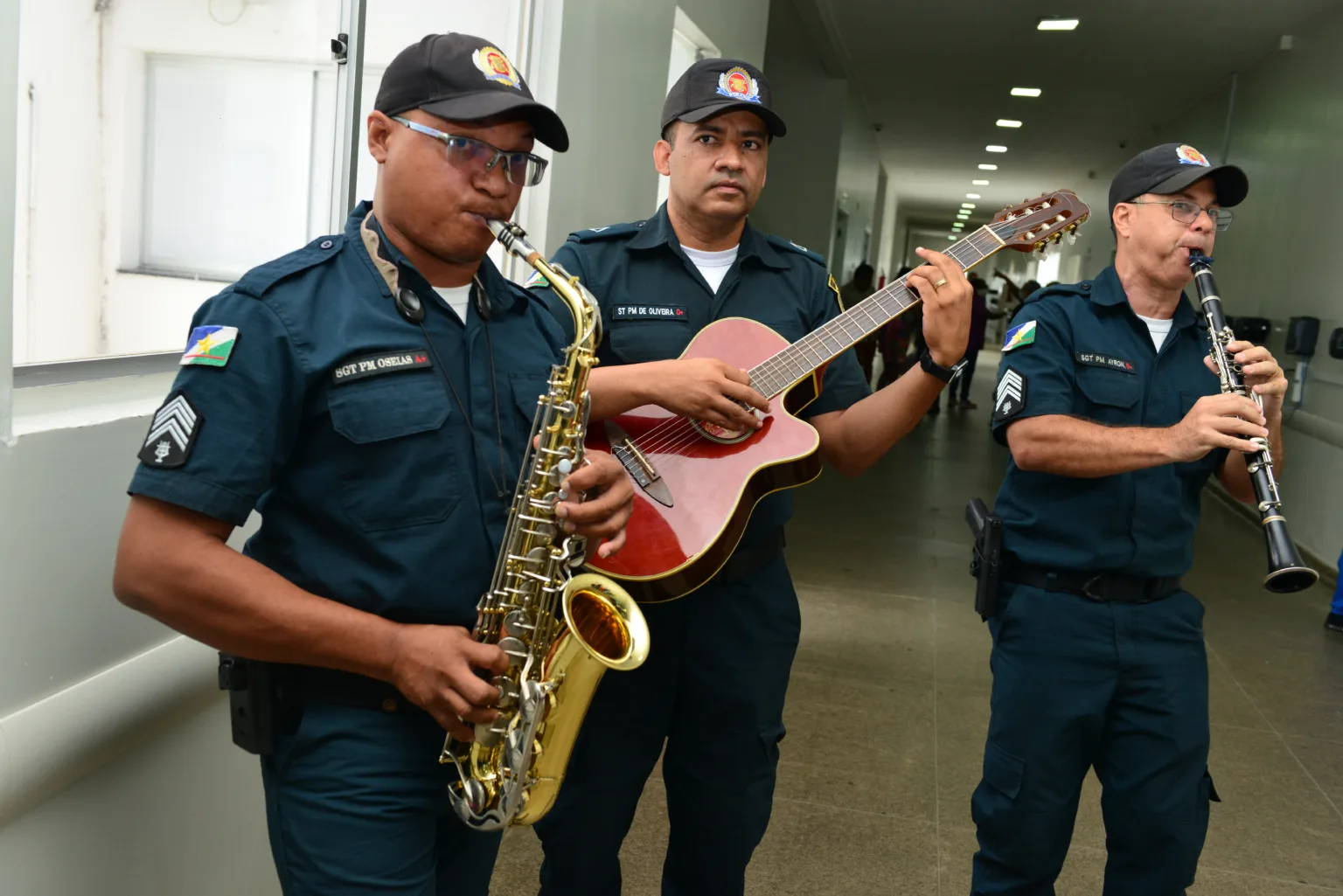 Banda da PMRR promove concerto especial para pacientes do HGR - Folha BV